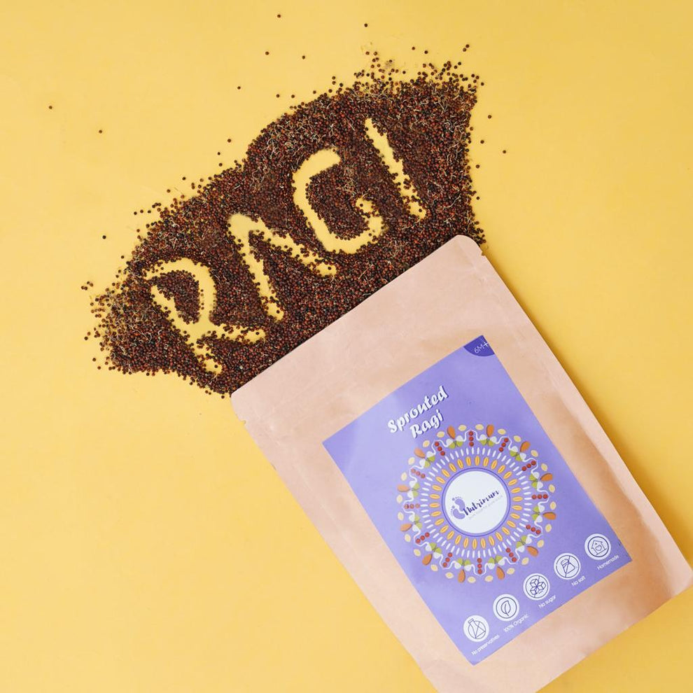 Sprouted Ragi - Nutrient-Rich Baby Food Blend – Nutrimum Babyfood